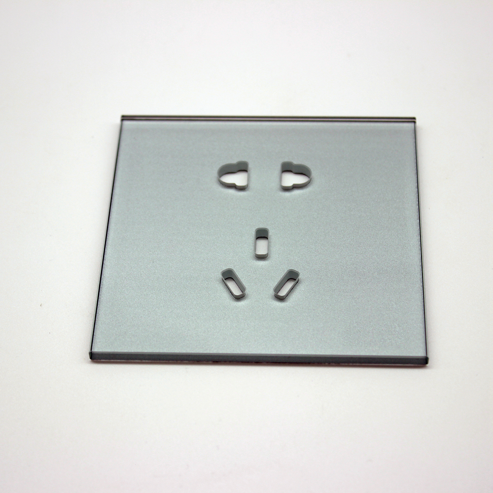 China 3mm Socket Glass Panel for Smart Home Controller factory and ...