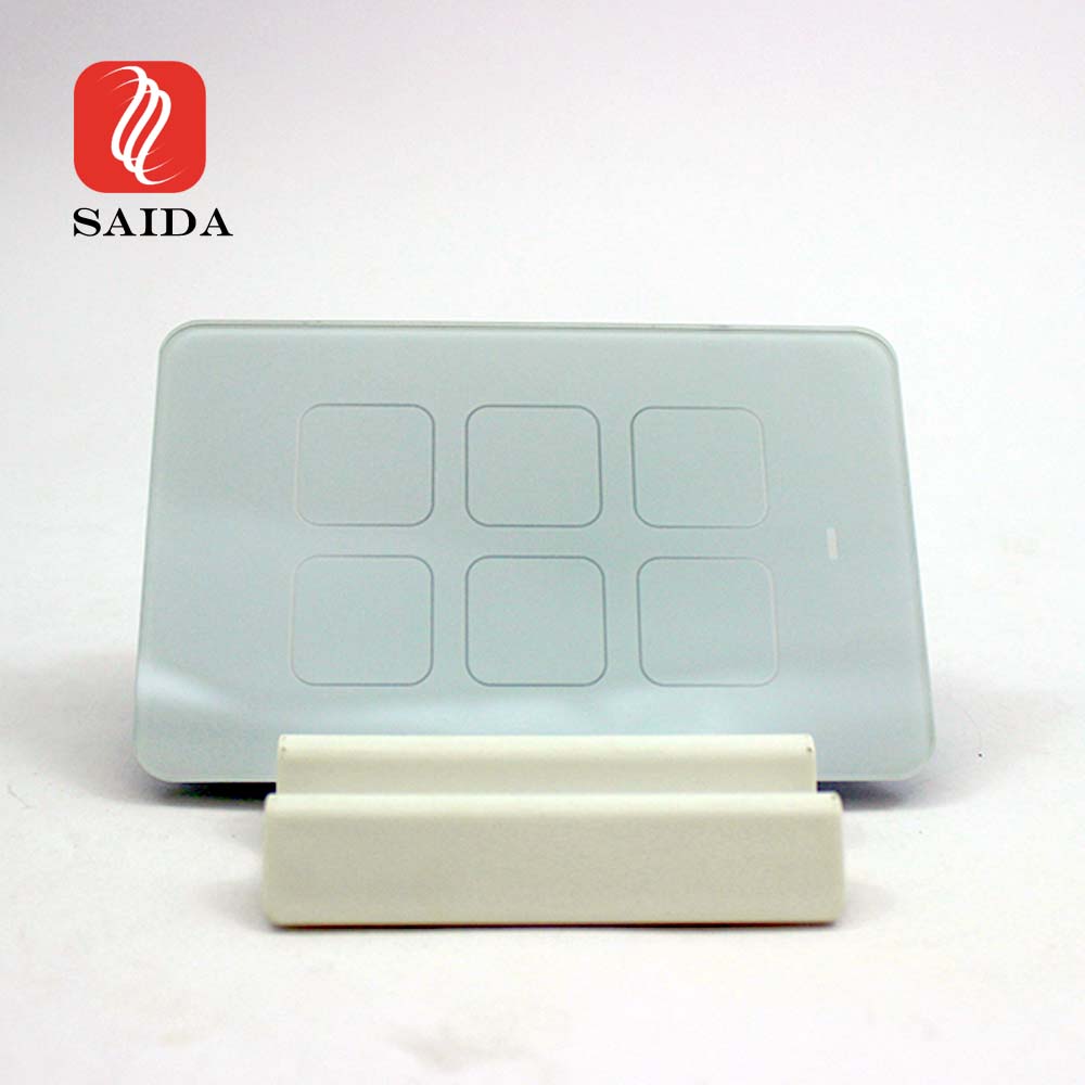 China Apple White 1mm Ultra Thin Crystal Clear Touch Switch Glass ...