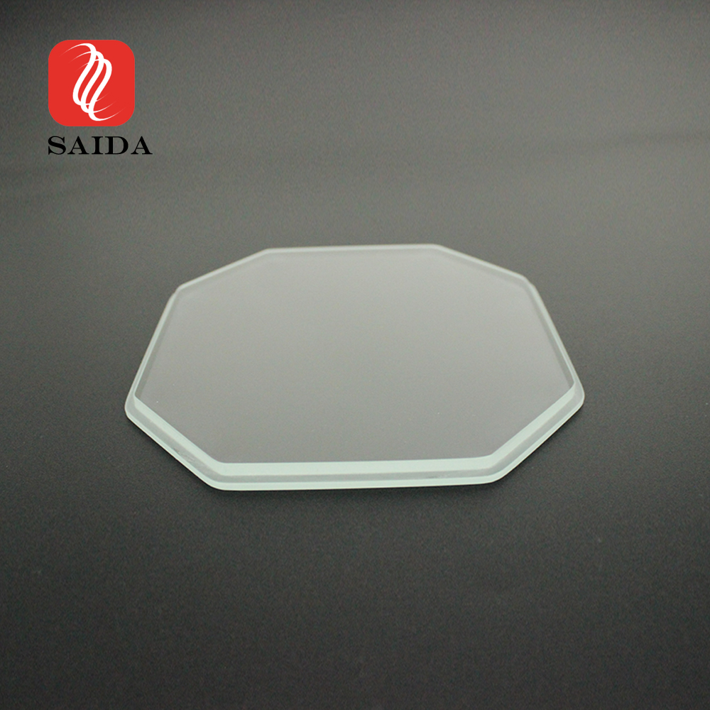 China Ultra Clear 3mm Glass Plate Irregular Lighting LED Glass Panel ...